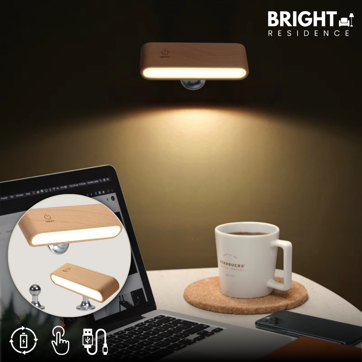 LumaWood - 360° lighting comfort without cable clutter – Bright Residence
