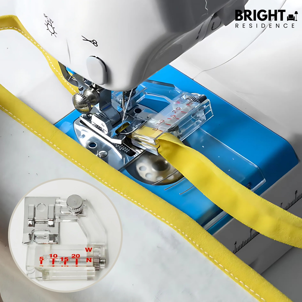 EliteBinder™ - Adjustable bias binding foot – Bright Residence
