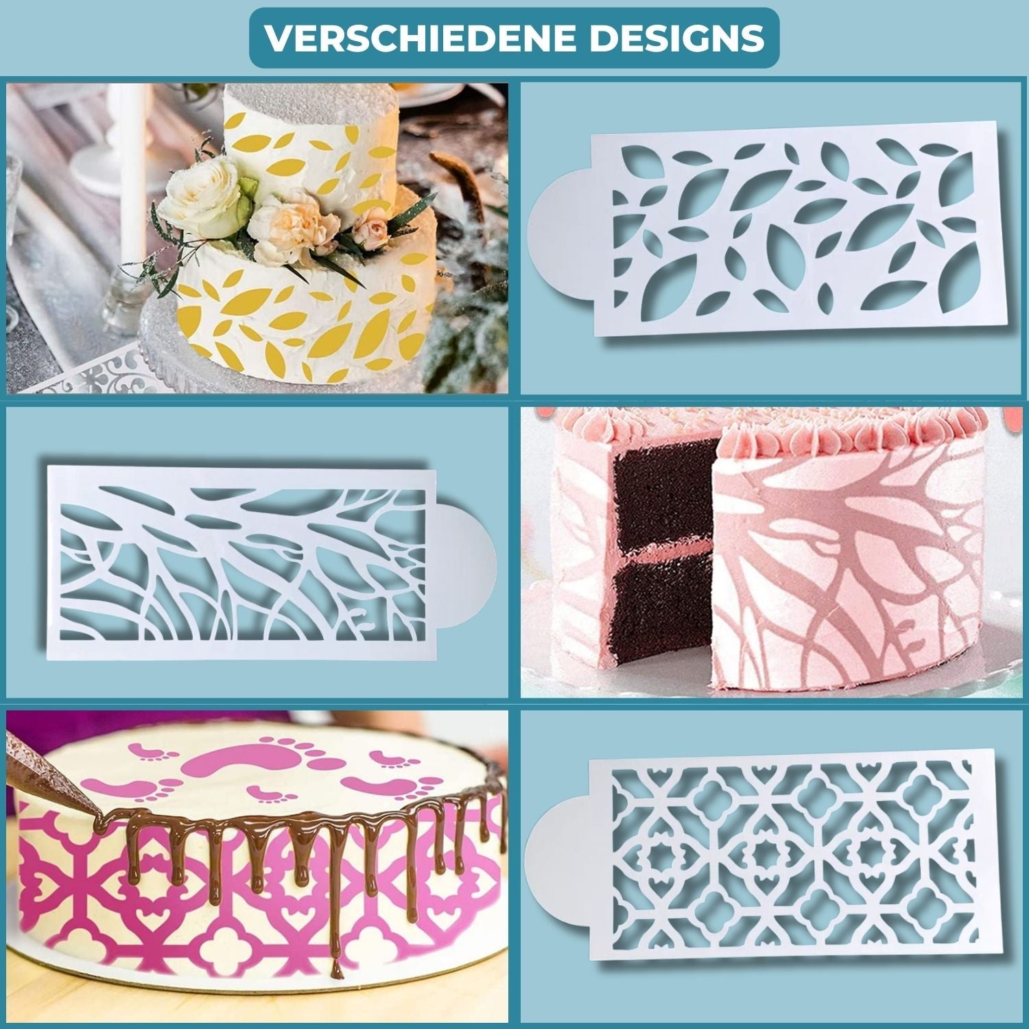DecoLace™ - DIY cake decorating mold made from lace – Bright Residence