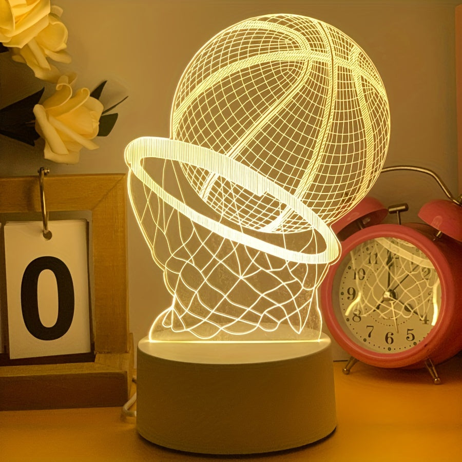 BasketGlow – Transform Your Room with an Impressive 3D Basketball Ligh ...