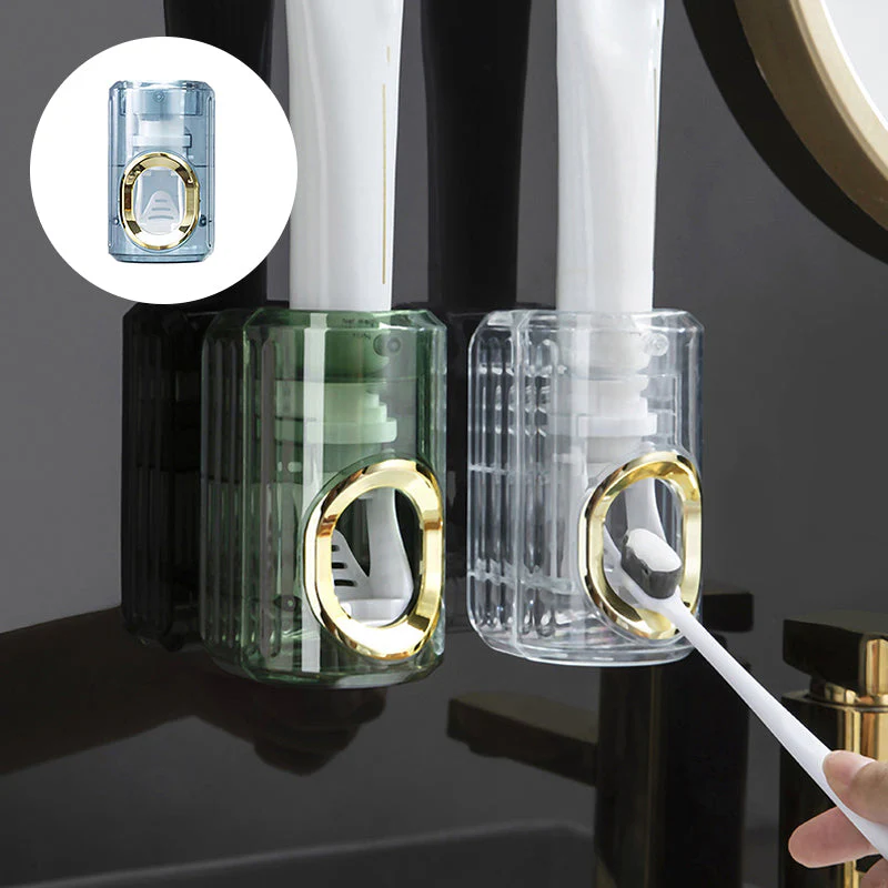 1+1 FREE | GlowRinse - Automatic toothpaste dispenser with LED night l ...